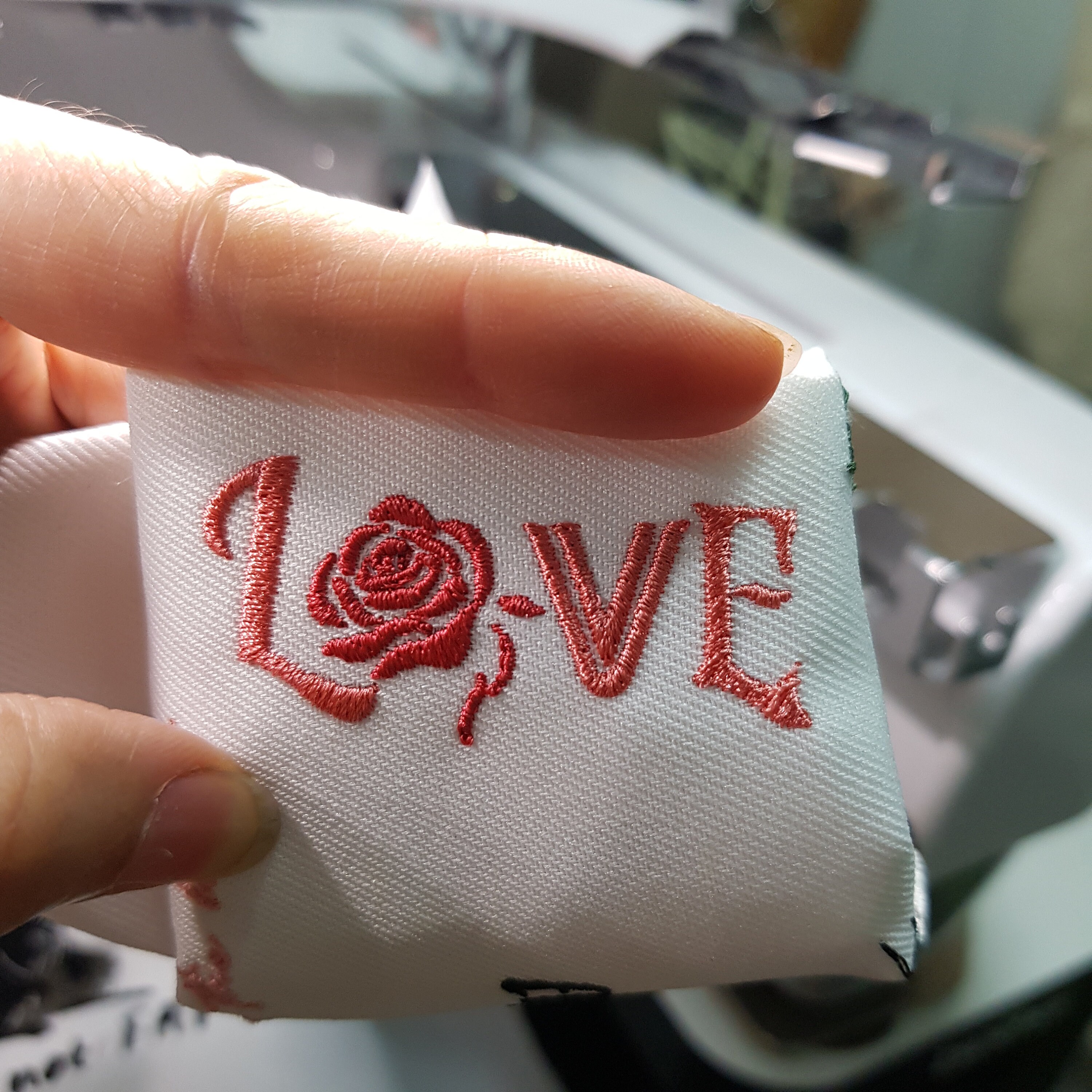 Love Embroidery Design- Rose Embroidery Digital File for Embroidery ...