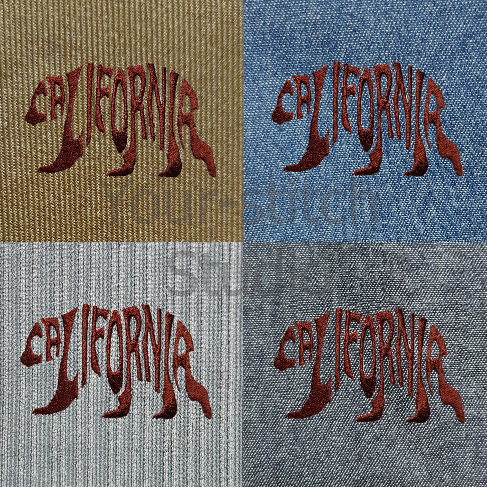 California Embroidery Design Bear Symbol State digital File for ...