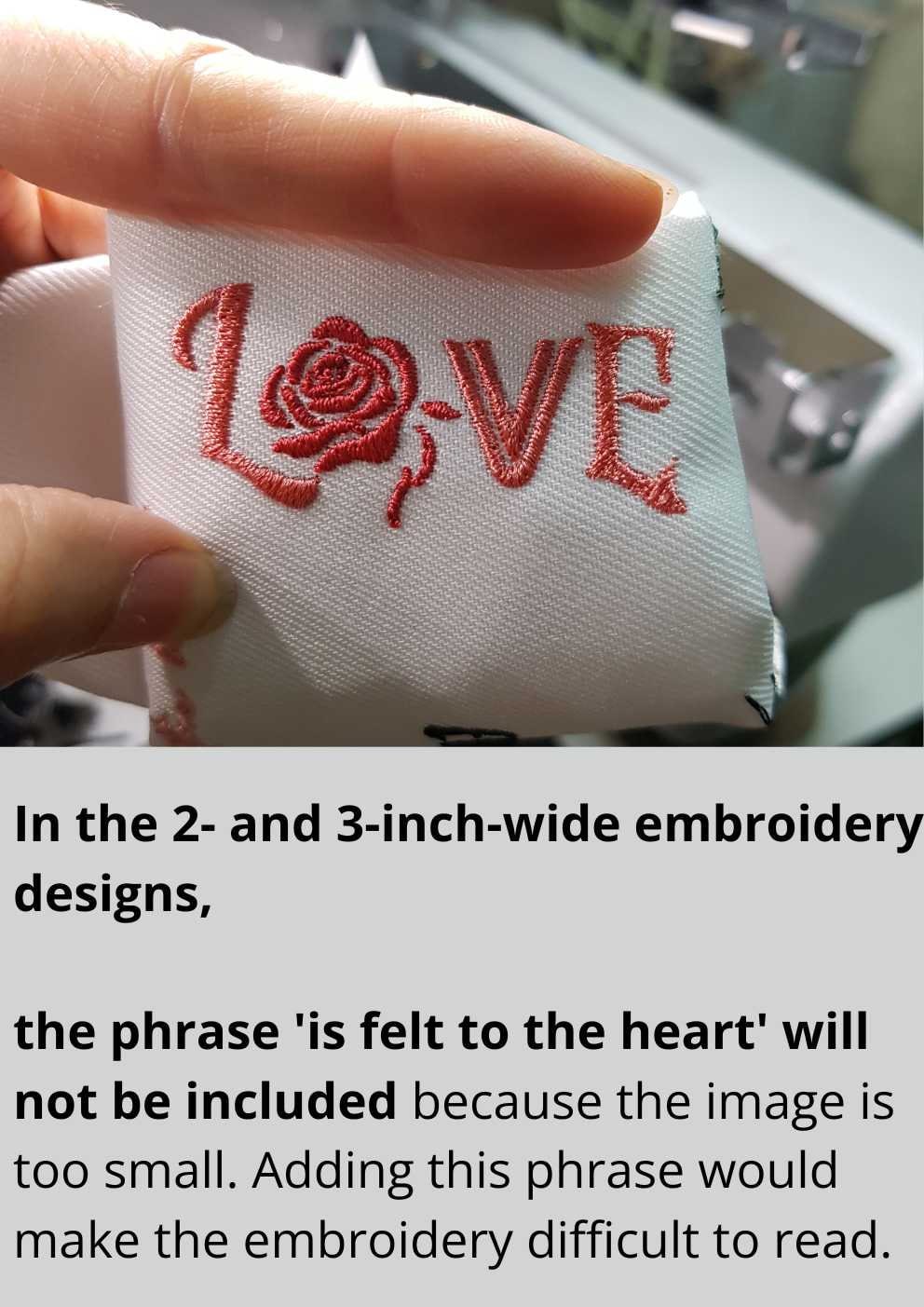 Love Embroidery Design Rose Embroidery Digital File for Embroidery ...