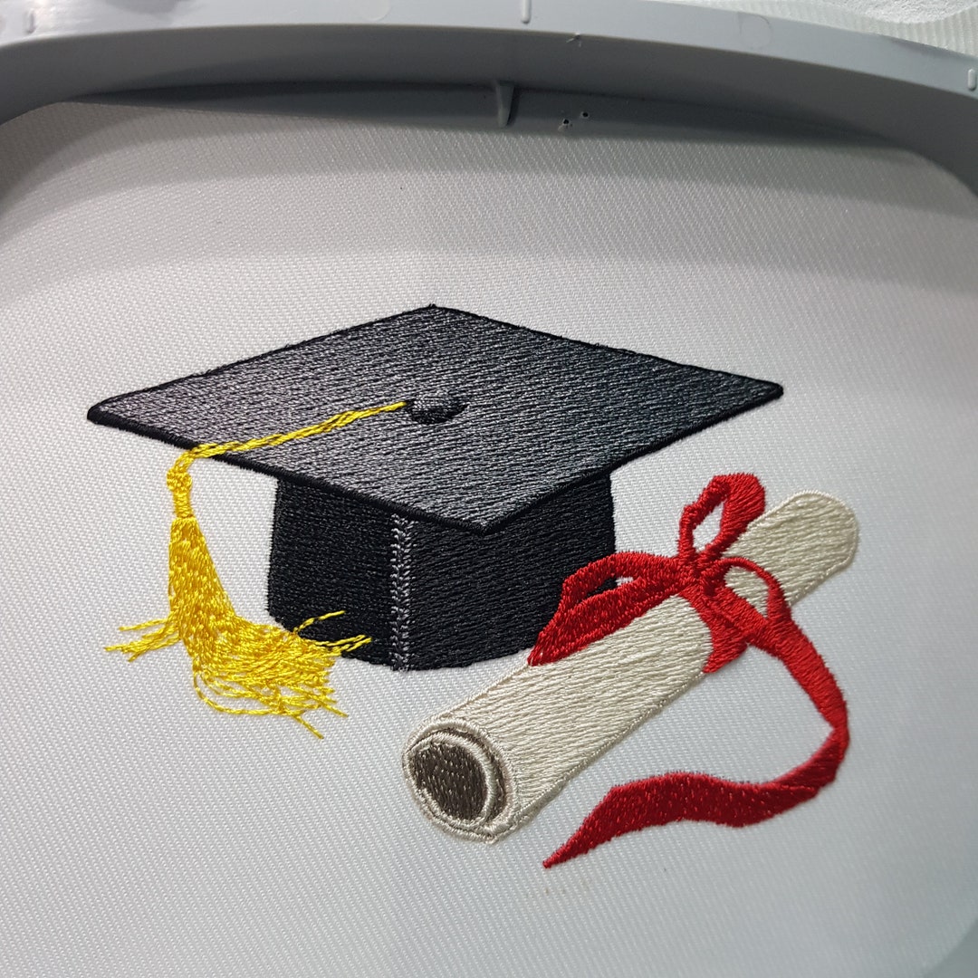 Graduation Embroidery Design Congratulations Digital File No.02 for ...