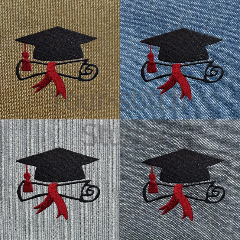 Graduation Embroidery Design Congratulations Digital File for ...