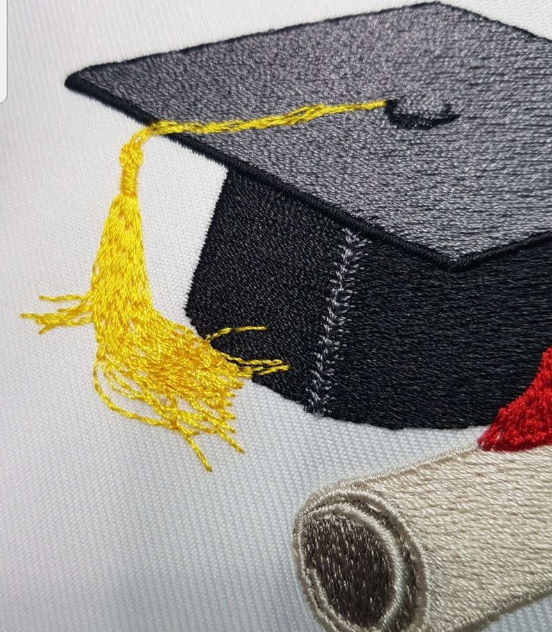 Graduation Embroidery Design - Congratulations Digital File No.02 for ...