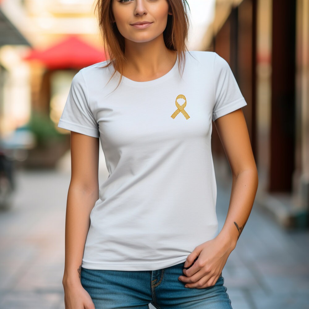 Mini Fight Cancer Awareness Ribbon Breast Cancer Survivor, Embroidery ...