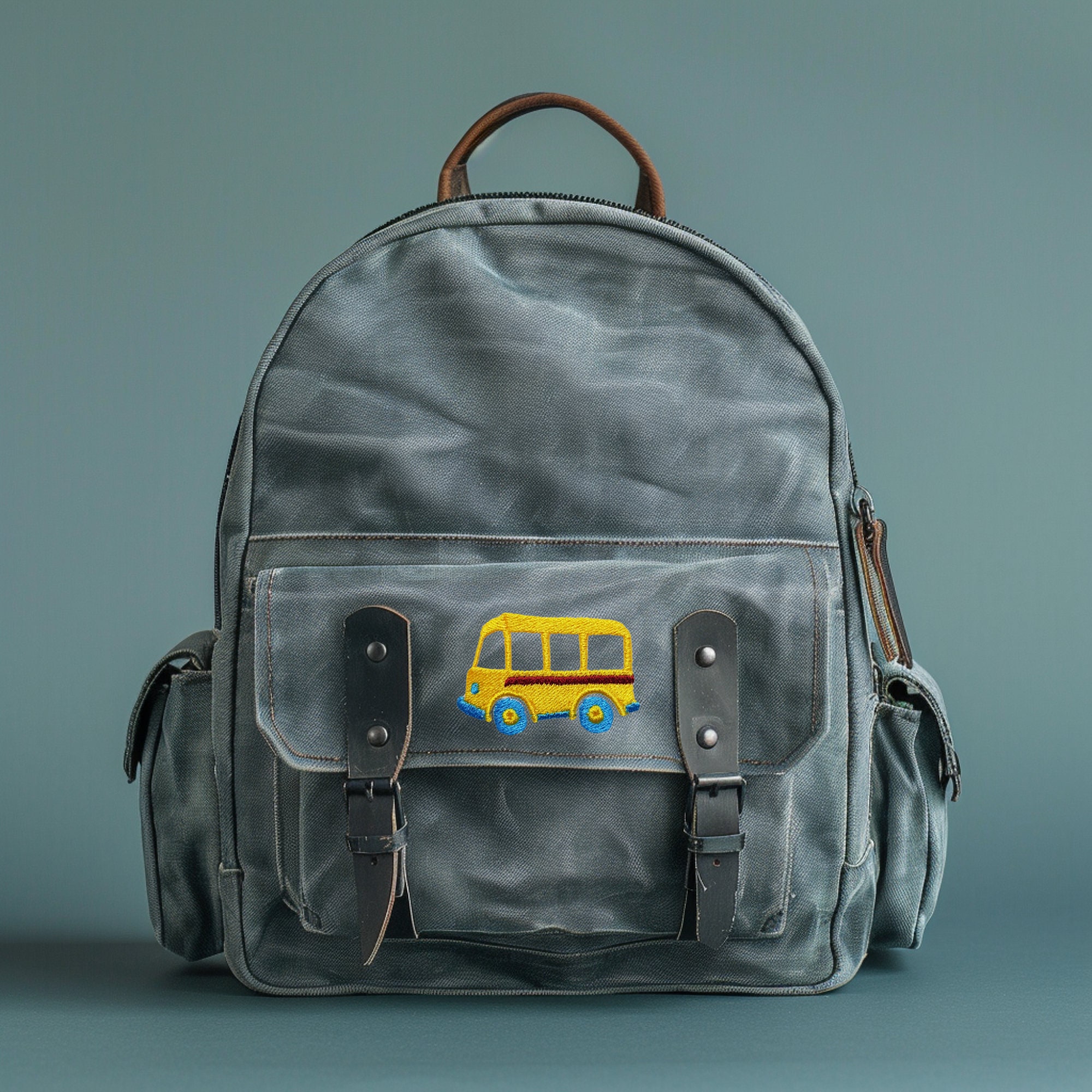 Mini School Bus Embroidery Design, Bus Embroidery Digital File for ...