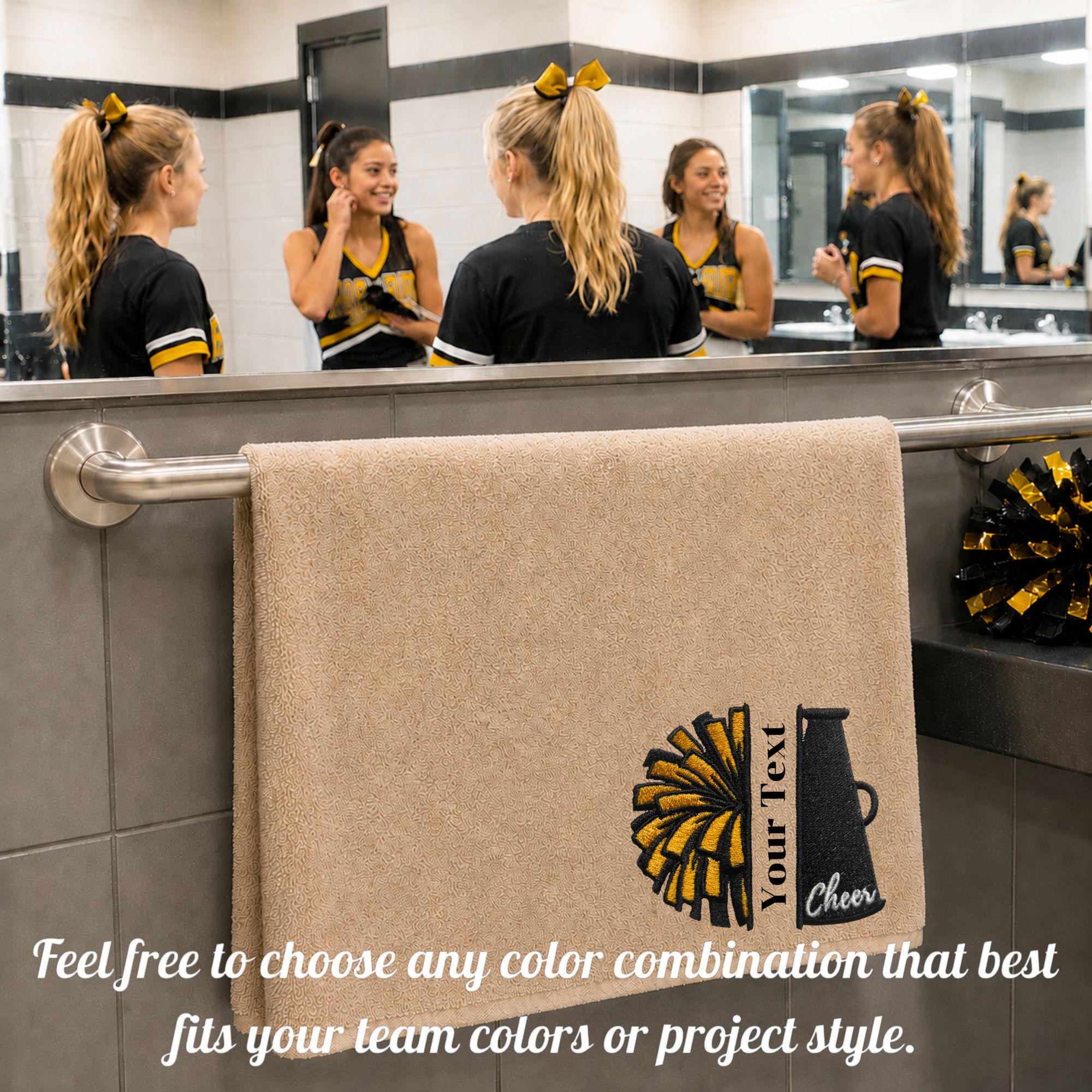 Pom Pom Embroidery Design- Cheerleading Pom Pom, Embroidery Digital ...