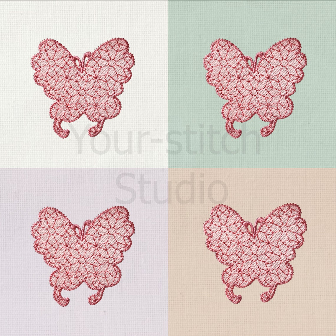 Mini Butterfly Butterfly Embroidery, Digital File for Embroidery ...