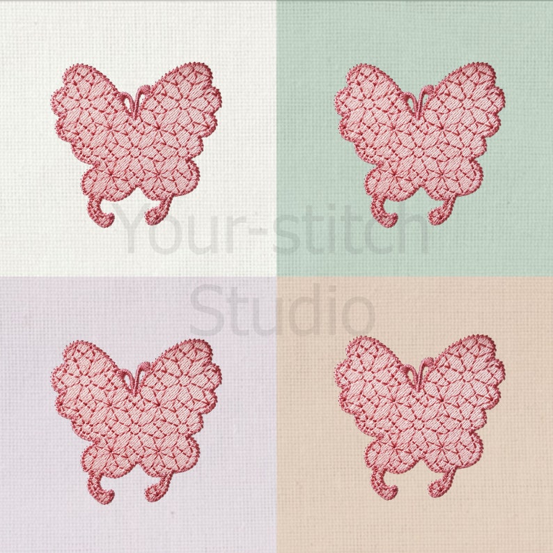 Mini Butterfly Butterfly Embroidery, Digital File for Embroidery ...