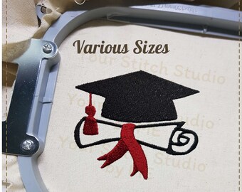 Graduation Embroidery Design Congratulations Women Digital File for ...
