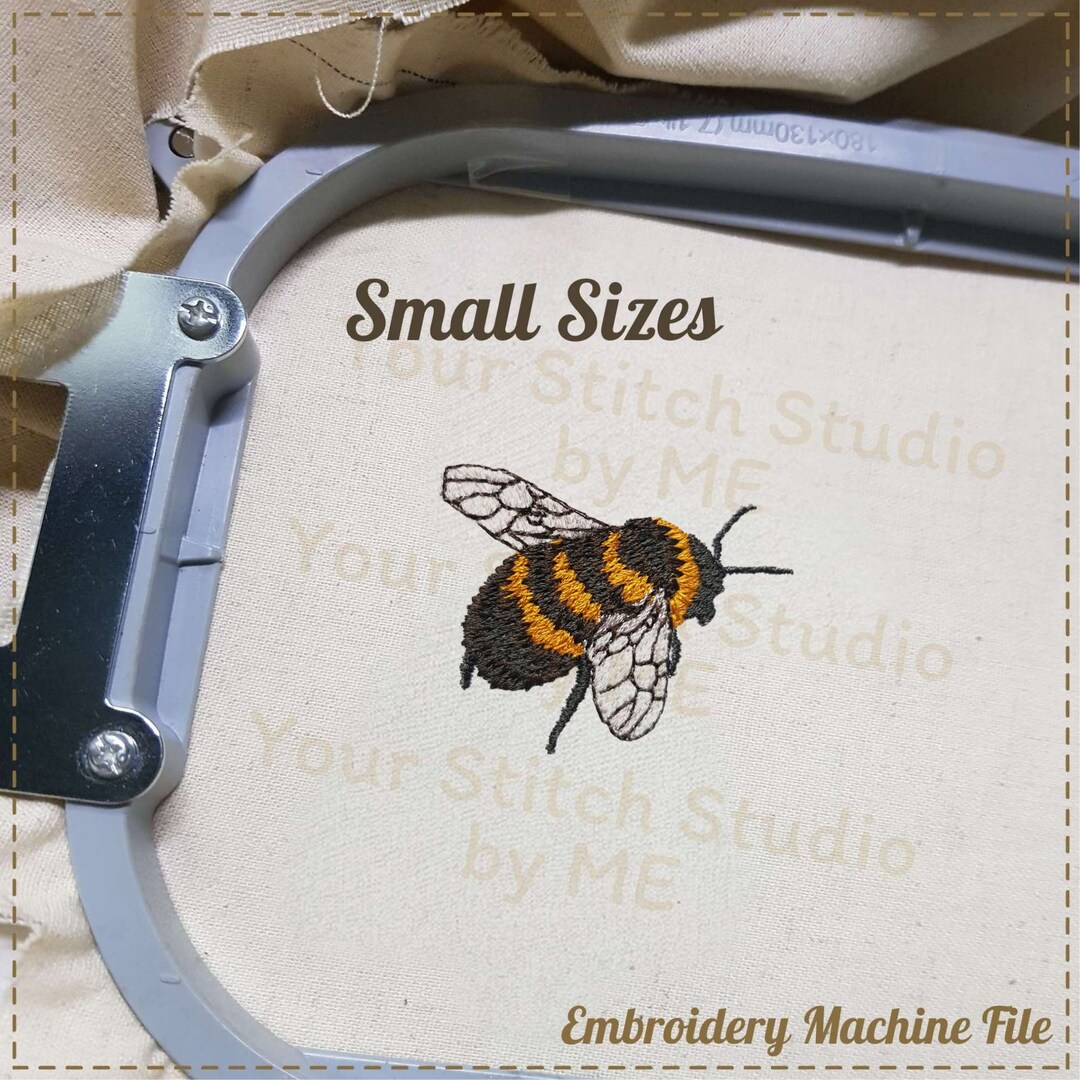 Bee Embroidery Design- Bumble Bee, Embroidery Digital File No.02 for ...