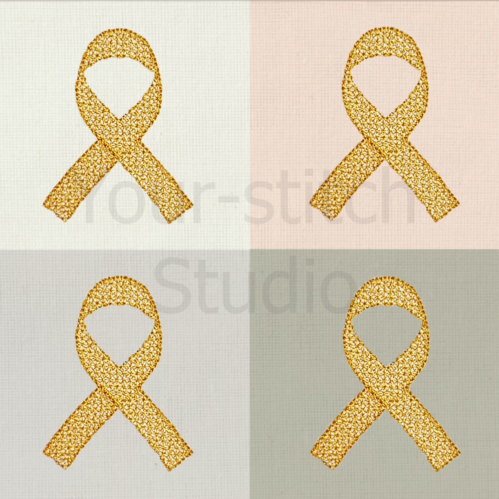 Mini Fight Cancer Awareness Ribbon Breast Cancer Survivor, Embroidery ...