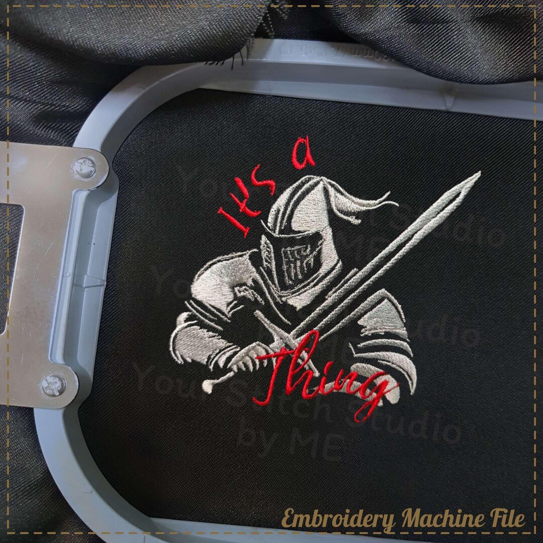 Knight Embroidery Design Mascot School, Embroidery Digital File for ...