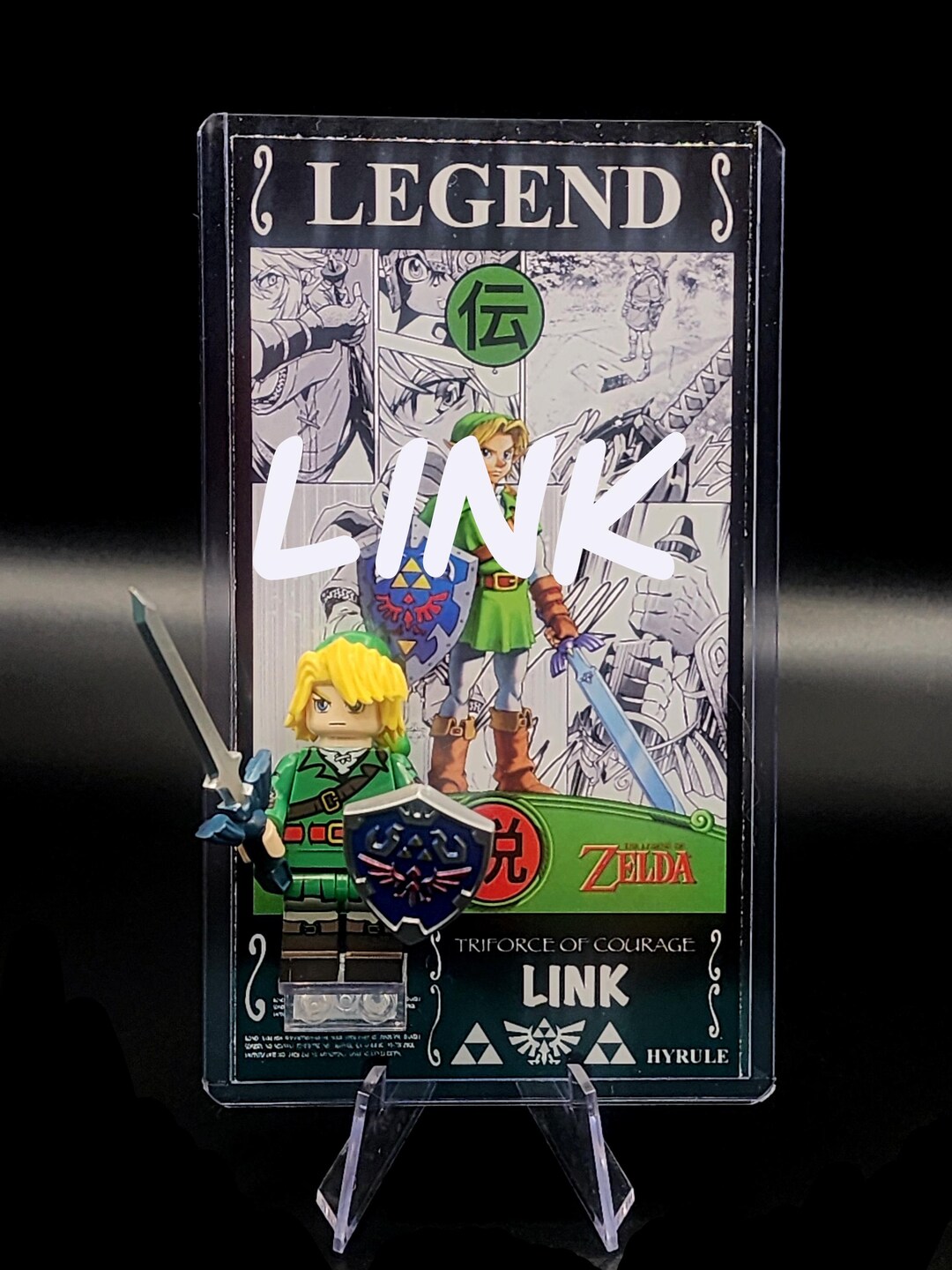 Minifigure Display Video Game Character 1 - Etsy