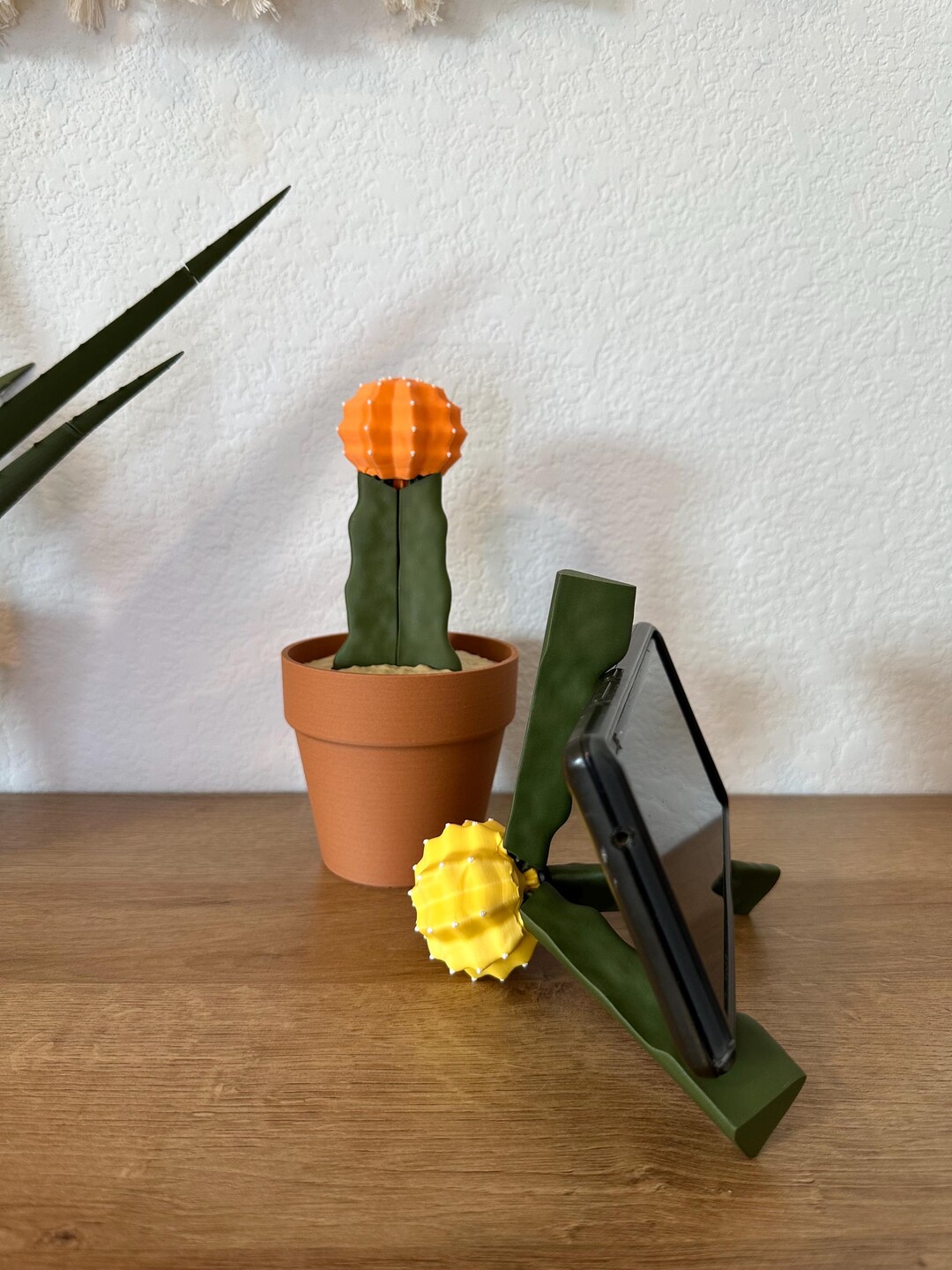 Phoney Cactus | Moon Cactus Phone Stand | Plant Phone Stand | Fidget ...