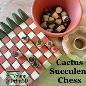 Forgecore Chess Set Cactus - Etsy