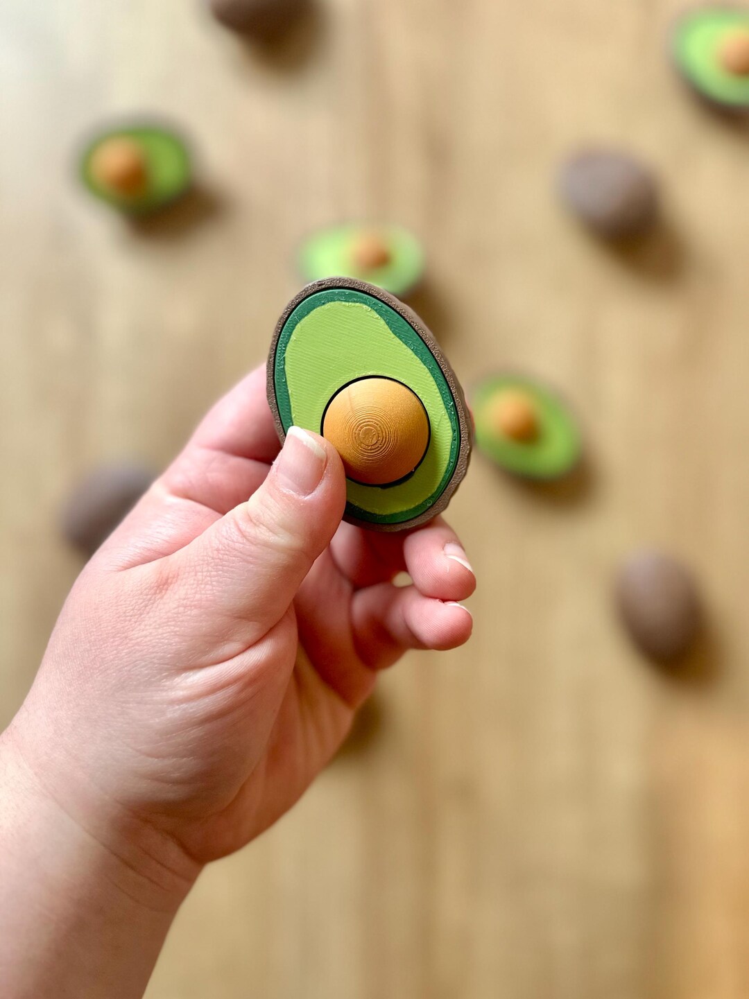 Avocado Clicky Fidget Toy: Sensory Desk Toy - Etsy