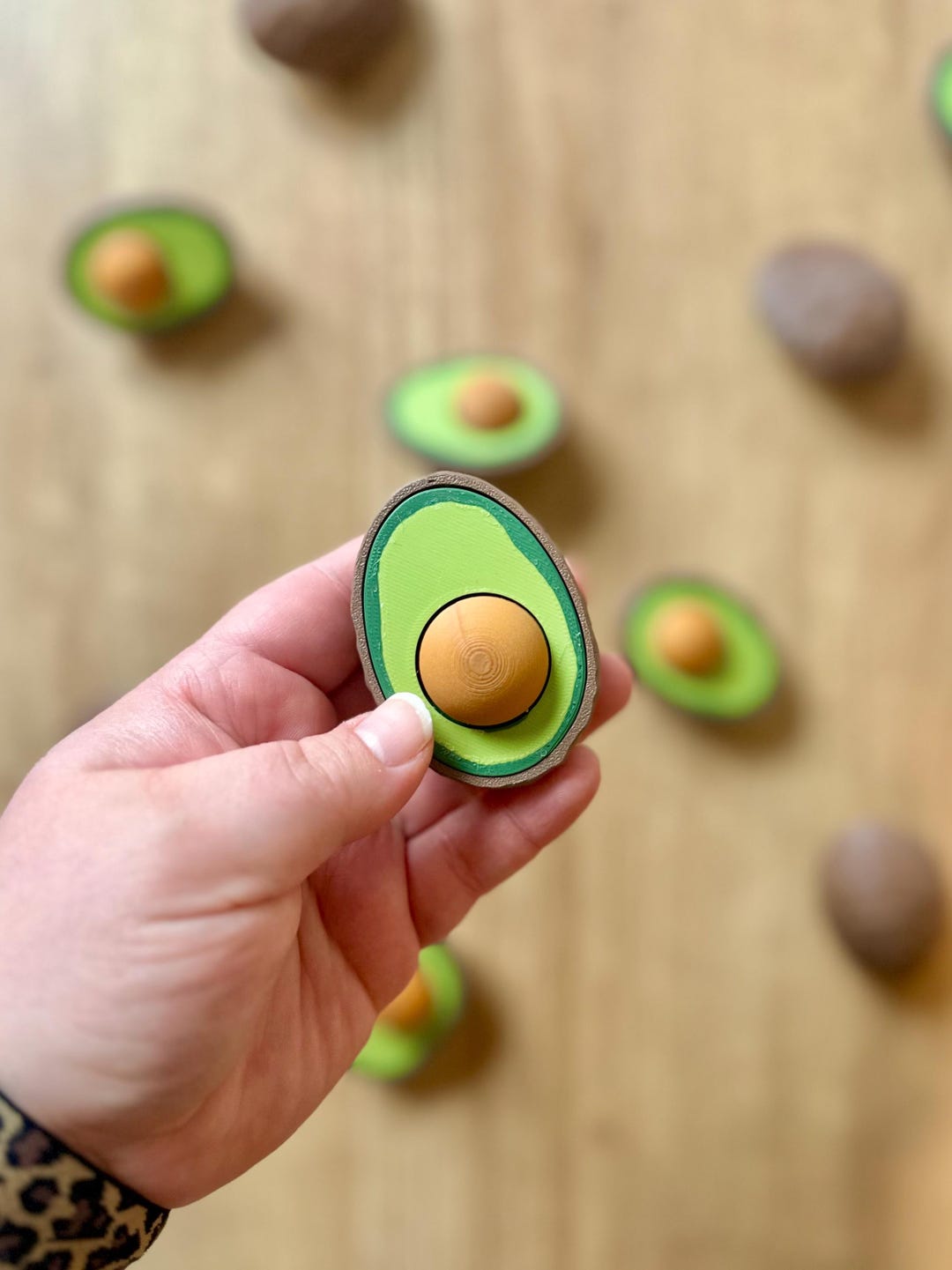 Avocado Clicky Fidget Toy | Clicky Key Switch Fidget | Desk Top Fidgets ...