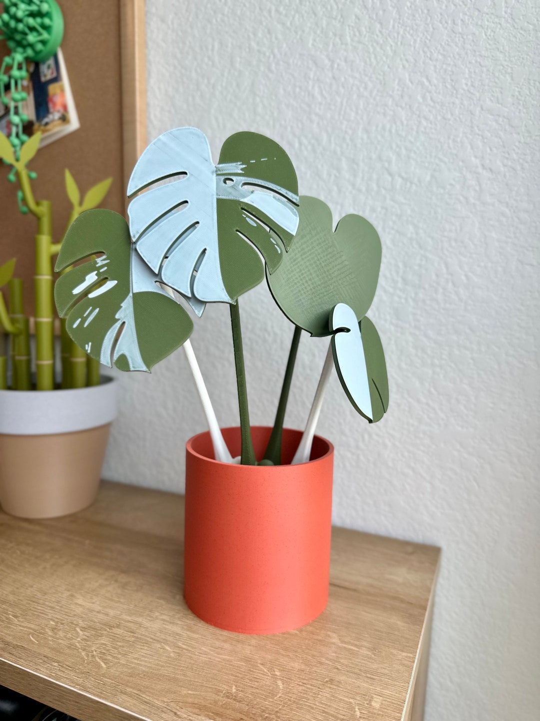 Monstera Coaster Set Plant Coaster Plant Decor Coaster Set Monstera ...