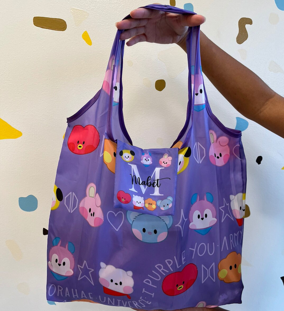 BT21 Reusable Foldable Bag - Etsy