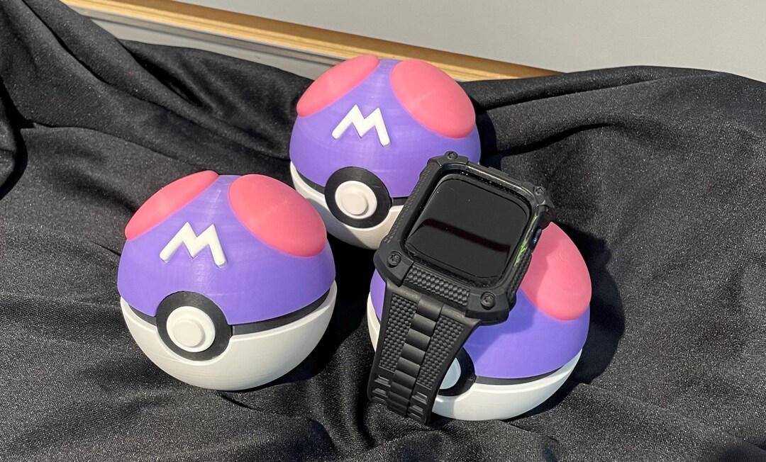 3D Printed Pokémon Master Ball Replica Perfect for Fans and Collectors ...
