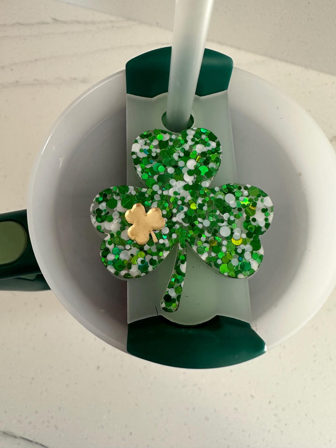 St. Patrick's Day Shamrock Personalized Stanley Topper. 30oz and 40oz ...