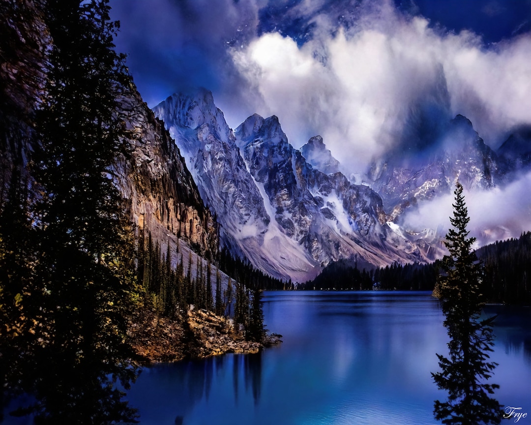 Shades of Peace Landscape Print - Etsy