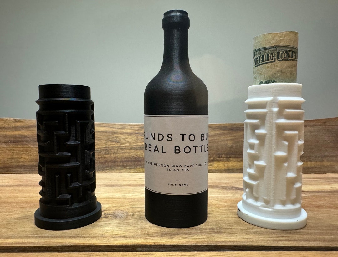 Wine Bottle Maze Puzzle Box: Customizable Gift Labyrinth - Etsy