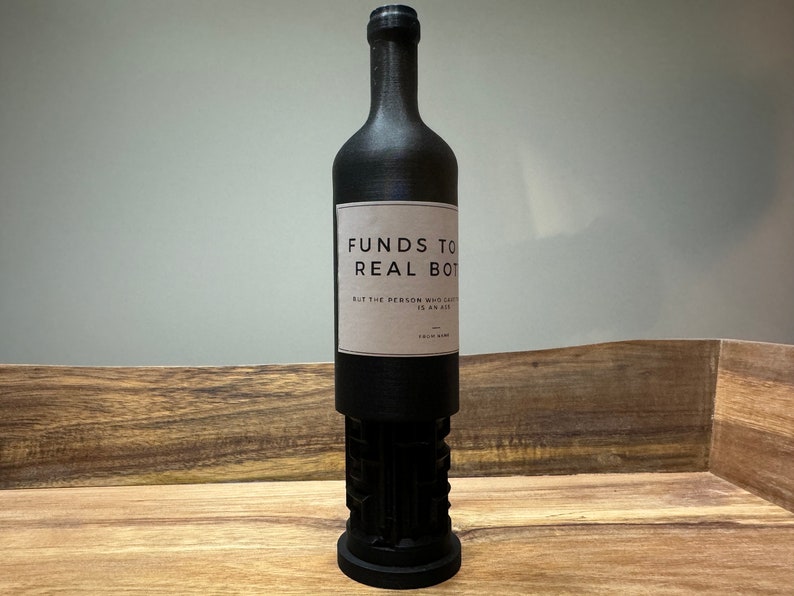 Wine Bottle Maze Puzzle Box: Customizable Gift Labyrinth - Etsy