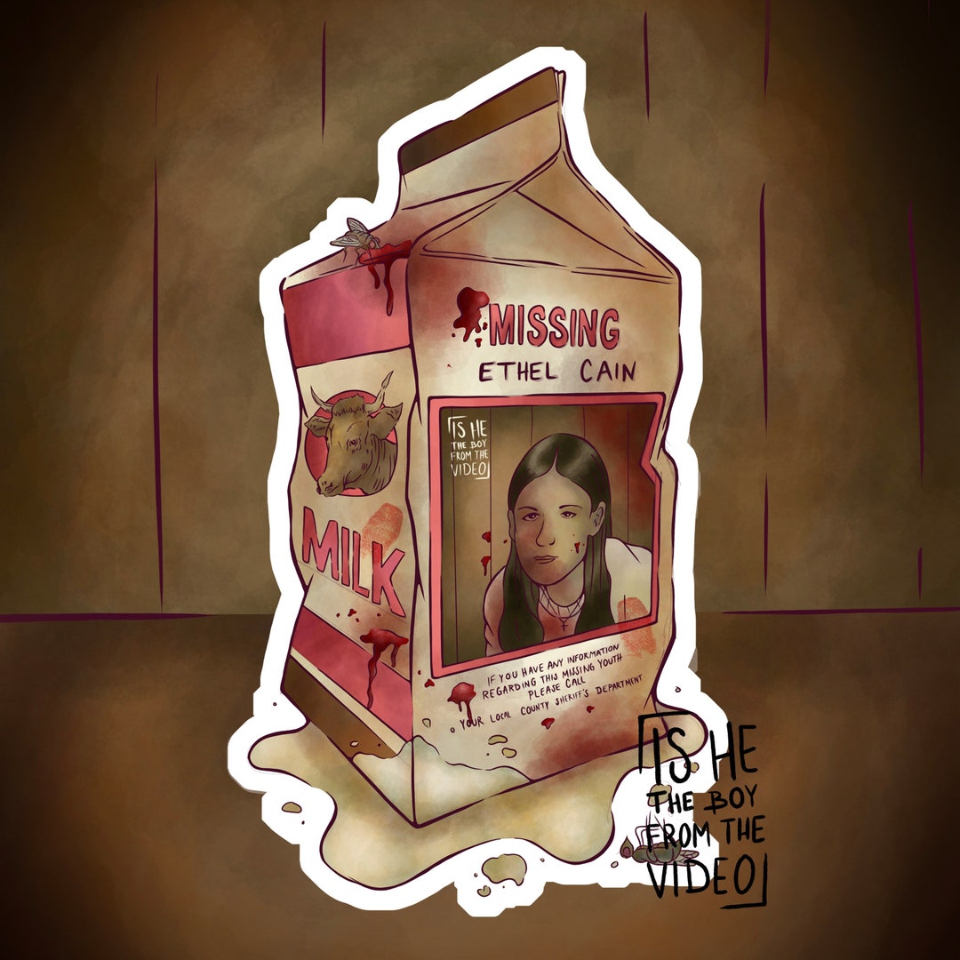 Ethel Cain milk Cardboard Vinyl Sticker - Etsy