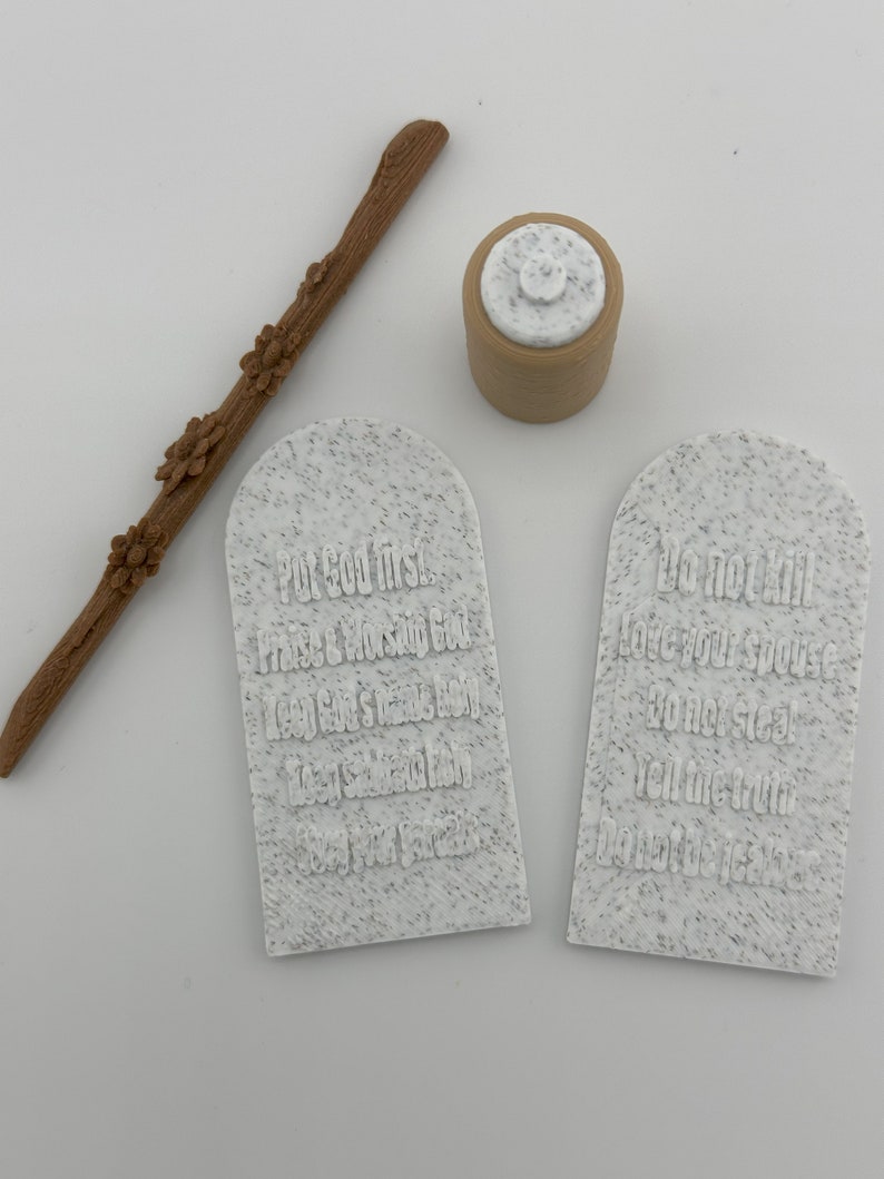 Aaron's Rod, Jar of Manna, and the 10 Commandments Tablet Contents From ...