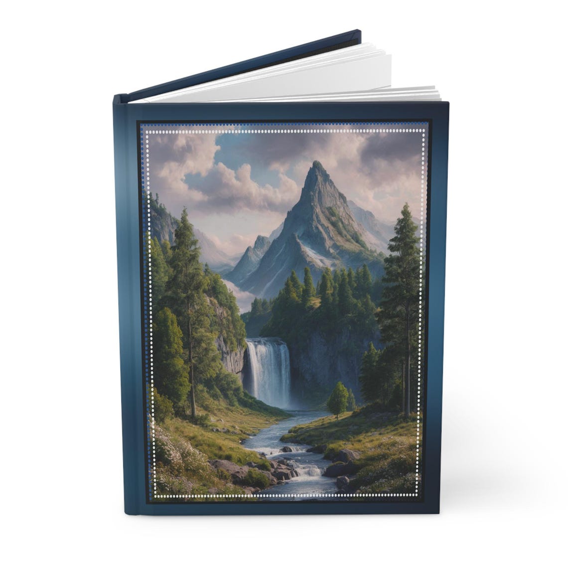 Mountains, Mountain Waterfall, Mountain Journal, Travel, Notebook ...