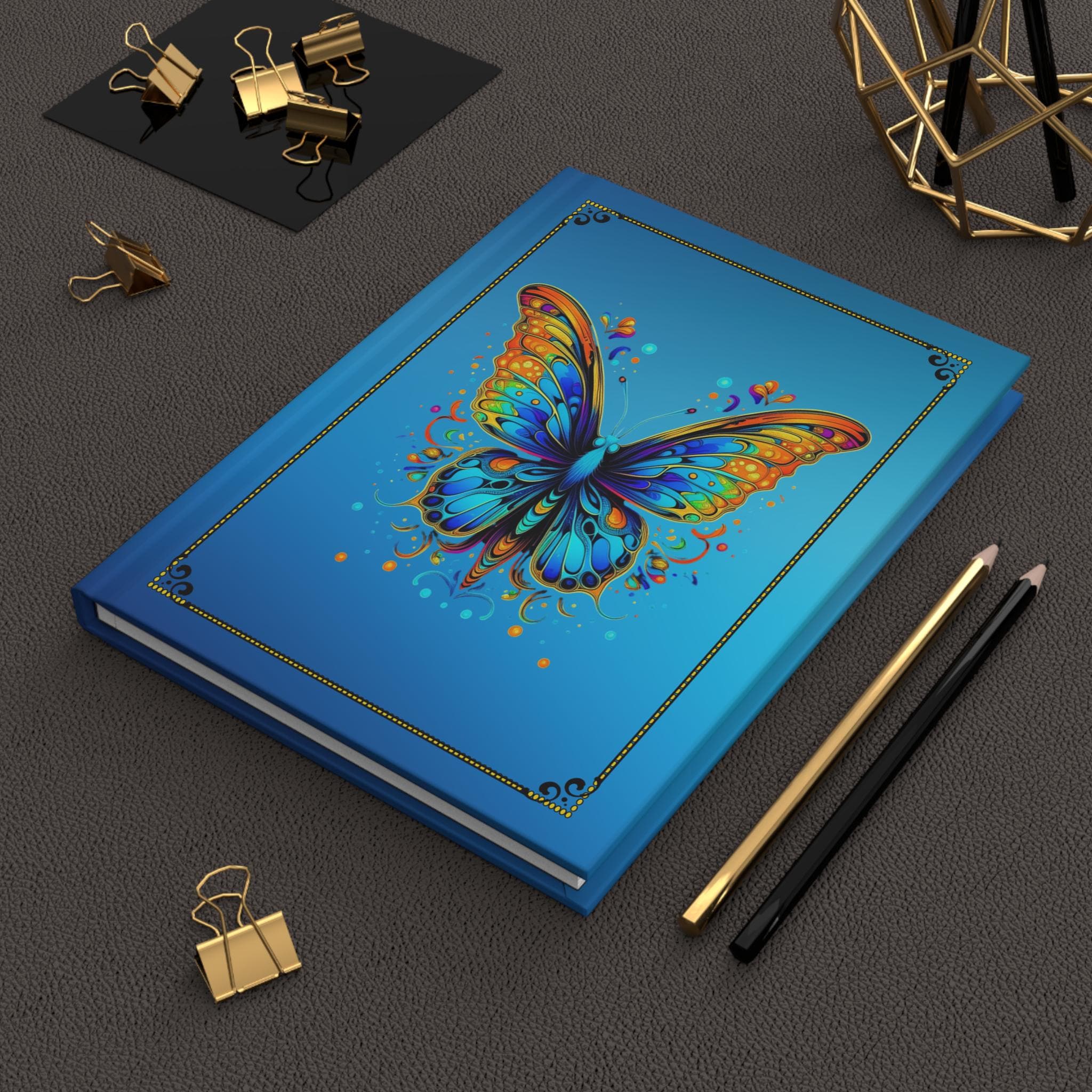 Butterfly, Blue Butterfly, Butterfly Journal, Friend Gift, Pretty ...