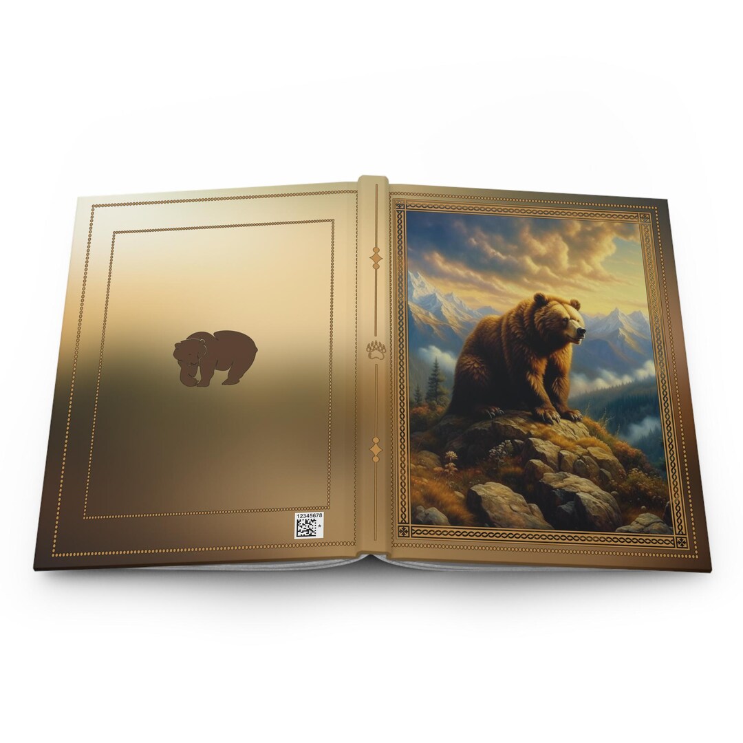 Bear, Mountain Bear, Bear Journal, Nature, Wild Animal, Bear Lover Gift ...