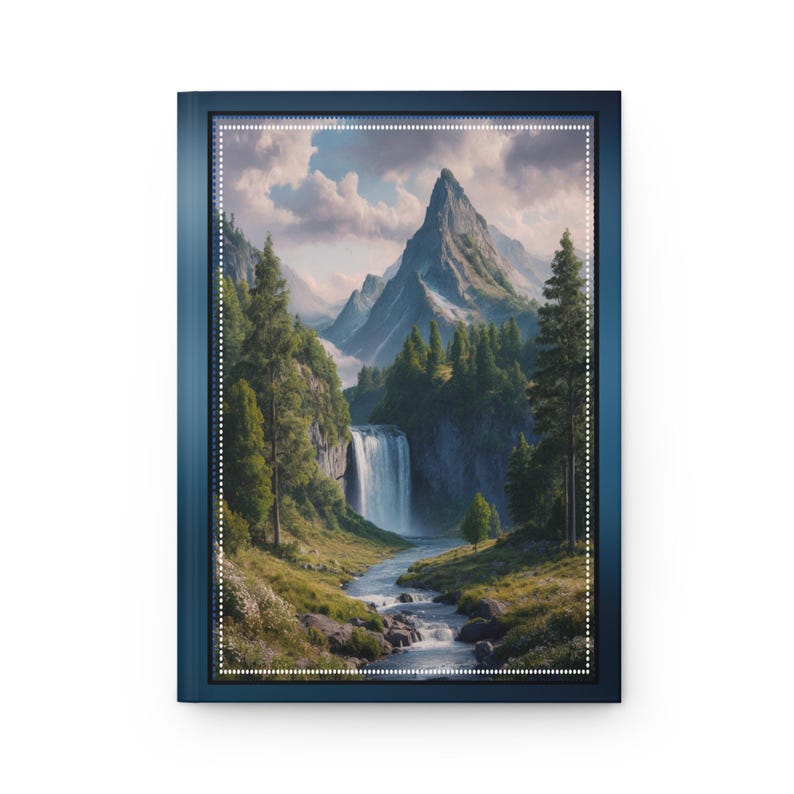 Mountains, Mountain Waterfall, Mountain Journal, Travel, Notebook ...