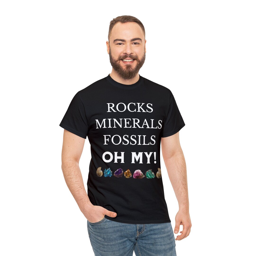 Rock Tee, Rocks, Minerals, Fossils, Rock Lover Shirt, Gift for Friend ...