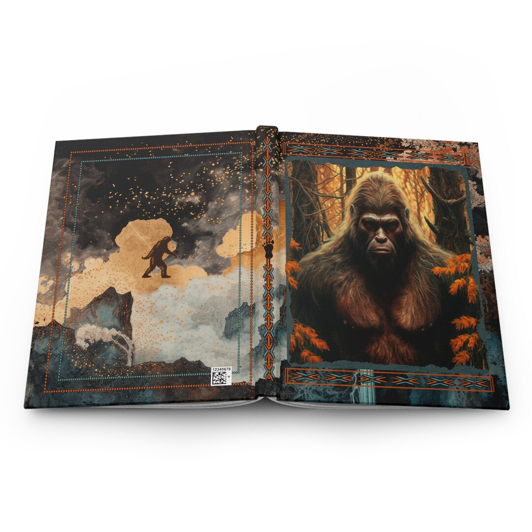 Bigfoot, Sasquatch, Mountains, Journal, Notebook, Diary, Hardcover ...