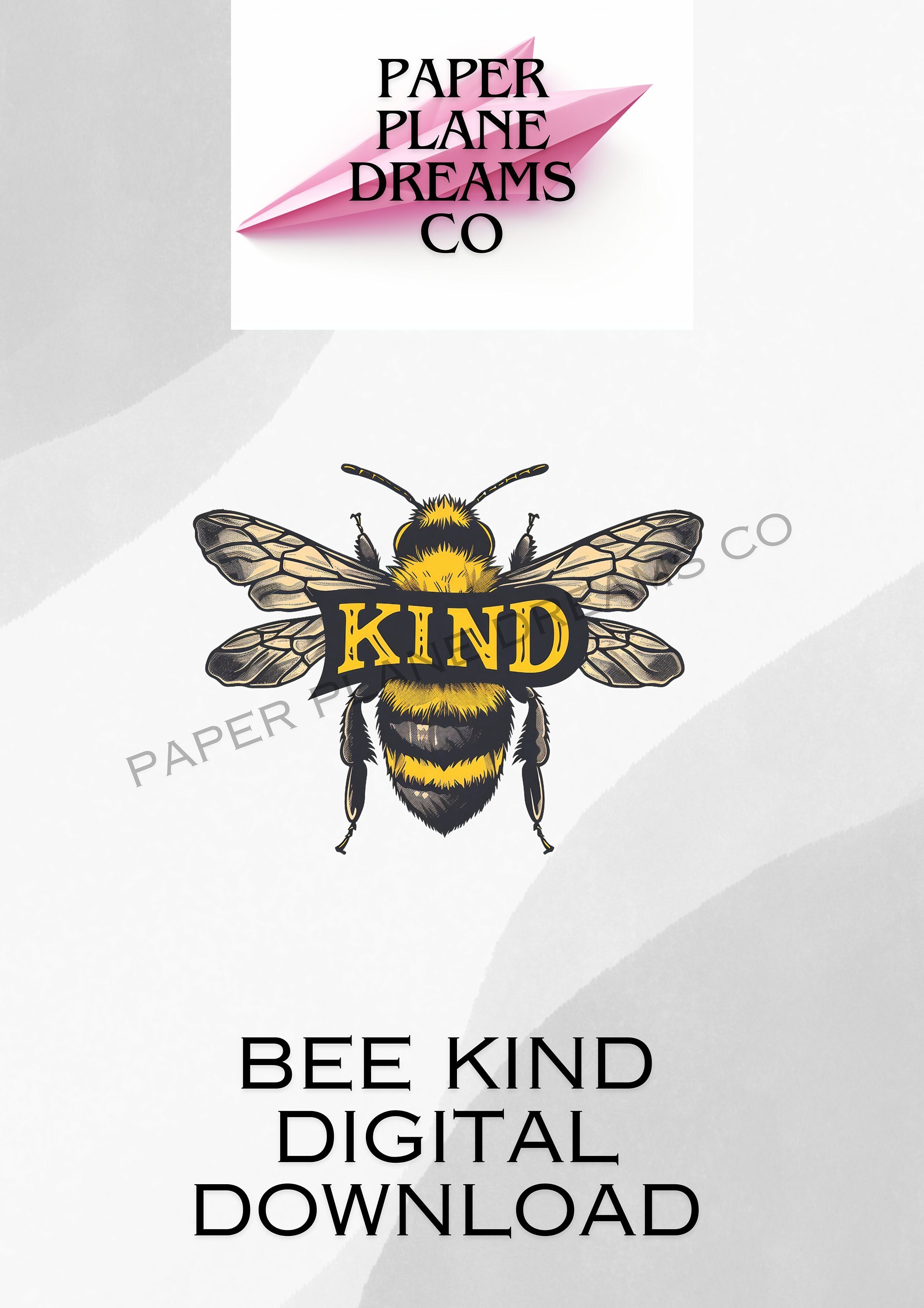 Bee Kind Digital Download, SVG, PNG, T-shirt, Sticker, Insect, Planner ...