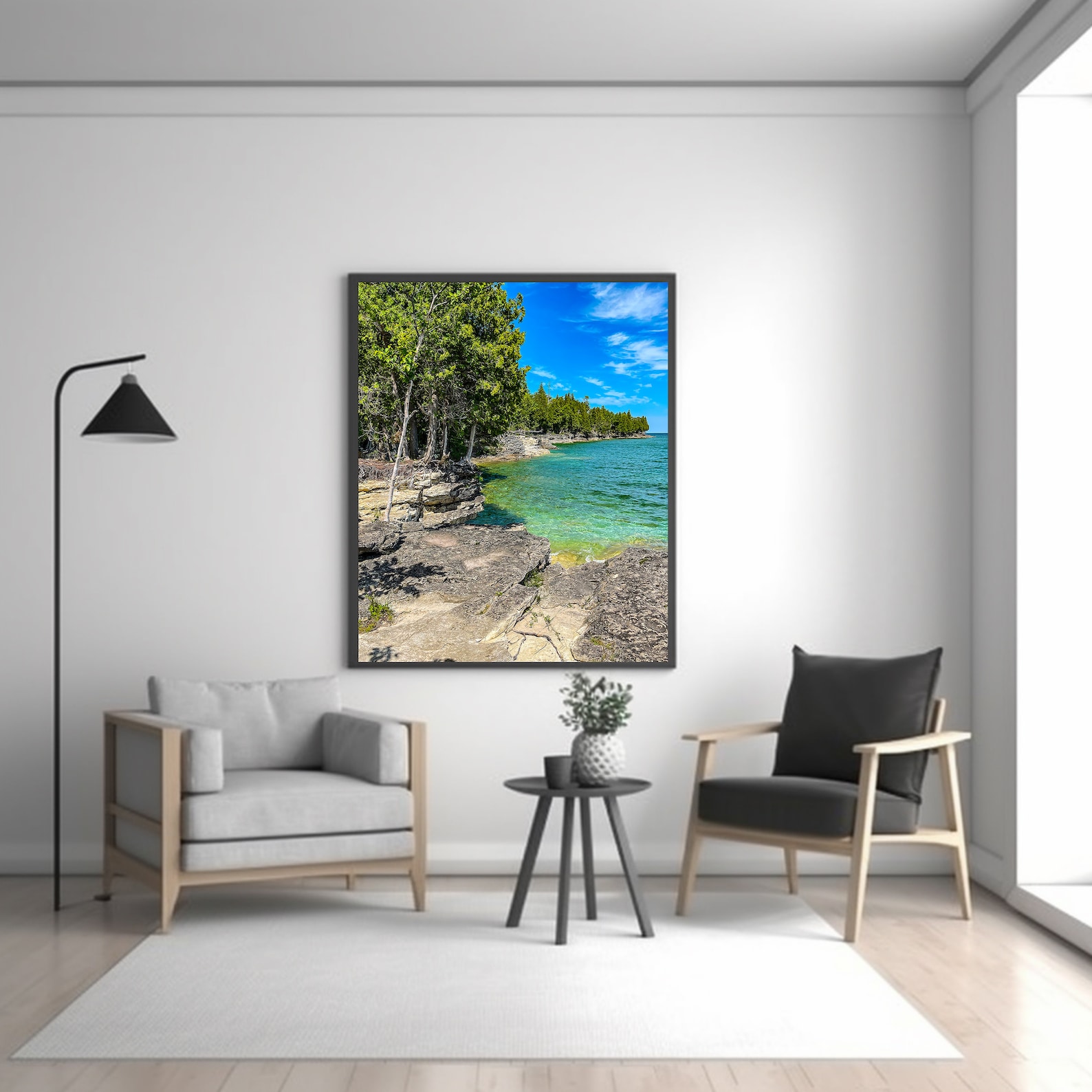 Cave Point Park Shore View in Sturgeon Bay, Door County Wisconsin - Etsy