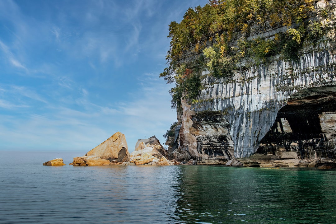 LIMITED EDITION Pictured Rocks Fallen Rocks From Sandstone Cliff ...