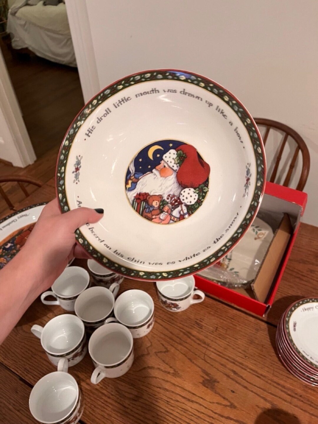 Susan Winget "a Christmas Story" Bowls by International China Company ...