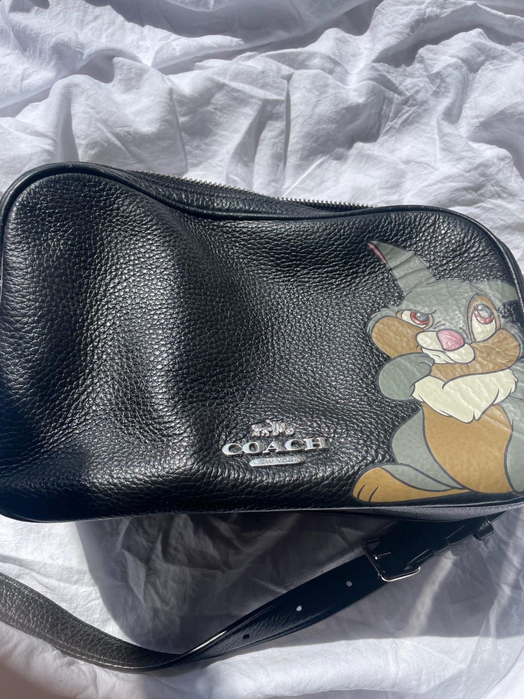 Disney X Coach Jes Crossbody in Signature Canvas With Thumper coach ...