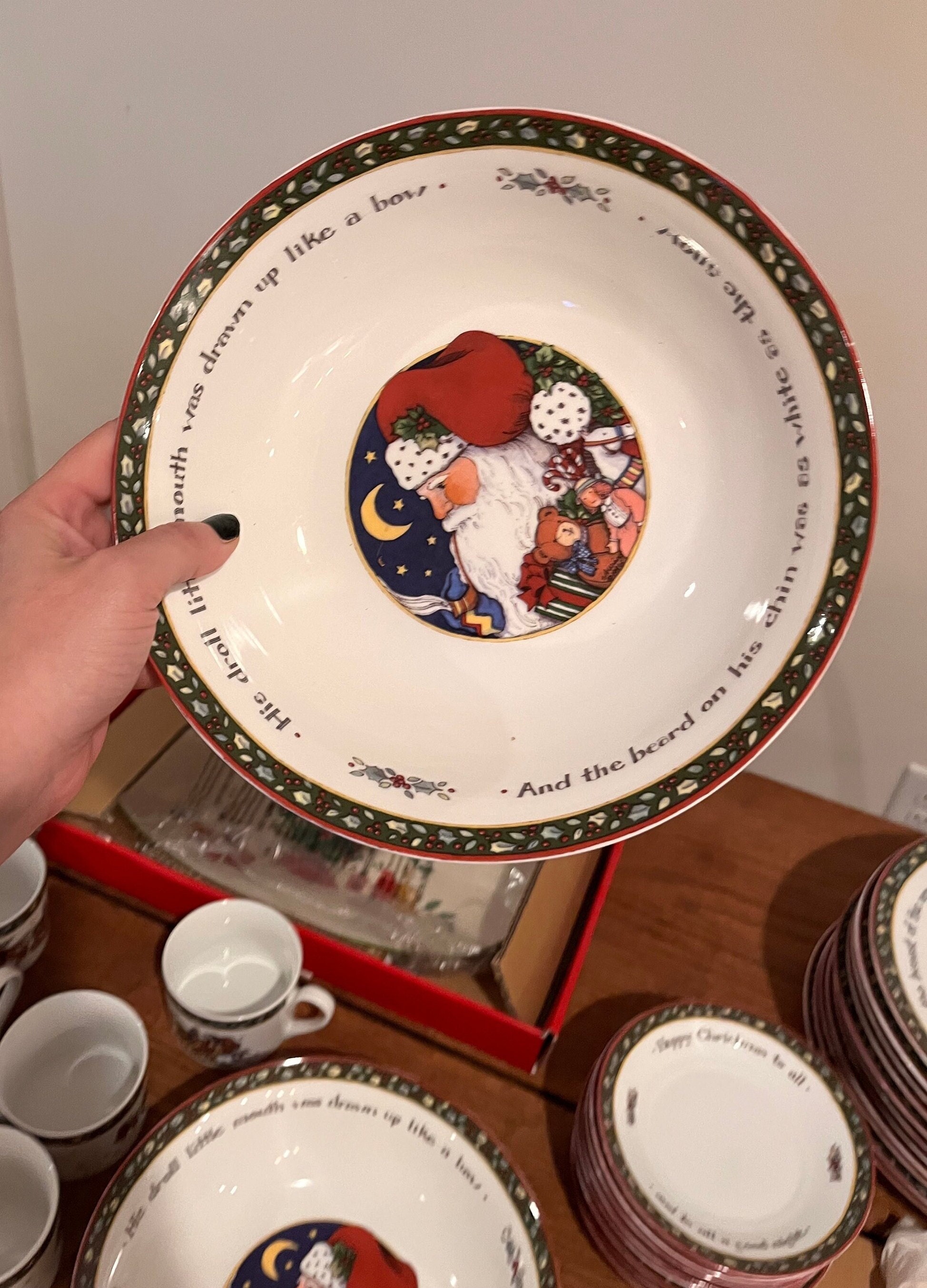 Susan Winget "a Christmas Story" Bowls by International China Company ...