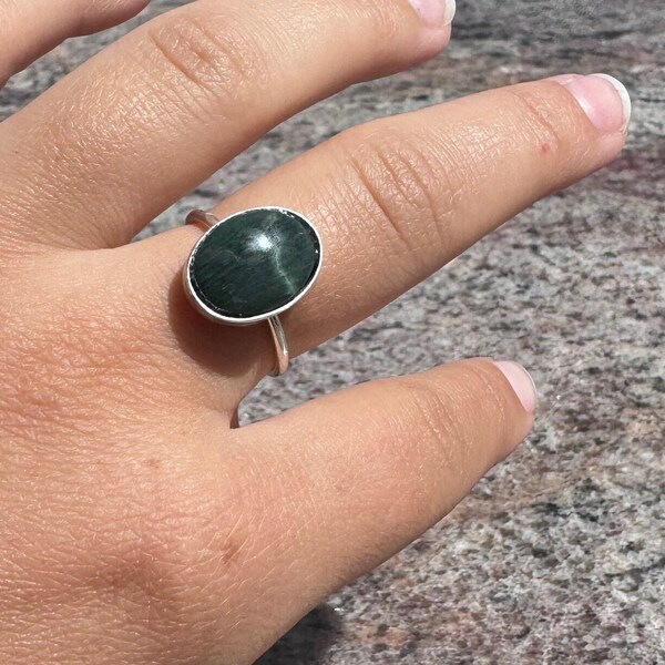 Blue Stone Ring - Etsy