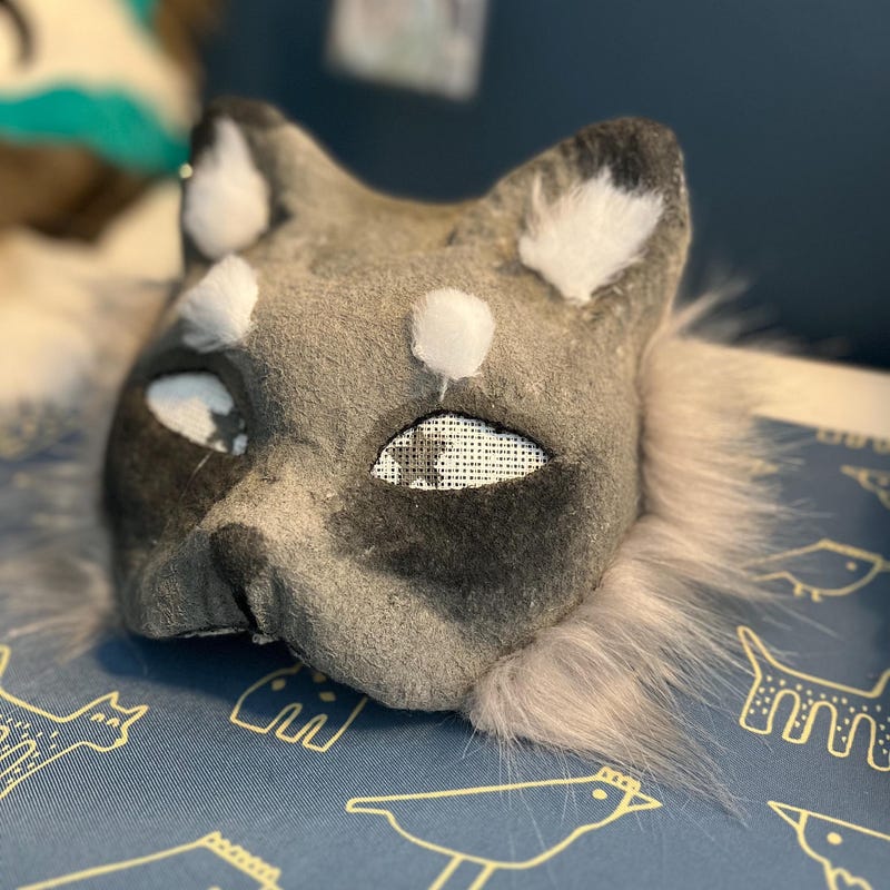 Therian Raccoon Mask - Etsy
