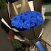 Blue Long Stem Roses 60-70 Cms - Etsy UK