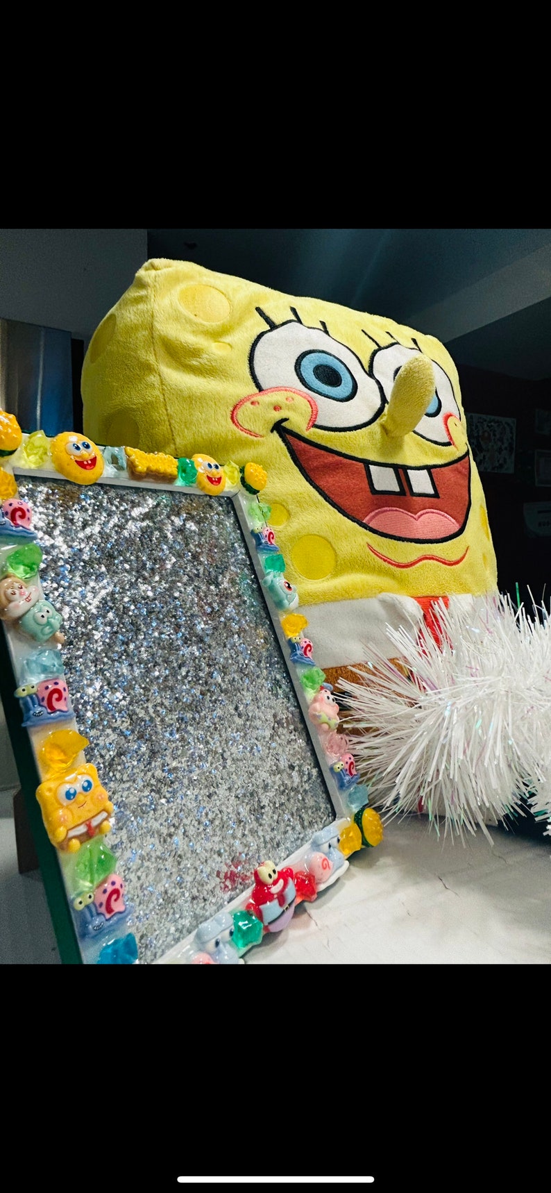 Spongebob Themed Picture Frame Birthday Gifting or General Gifting ...