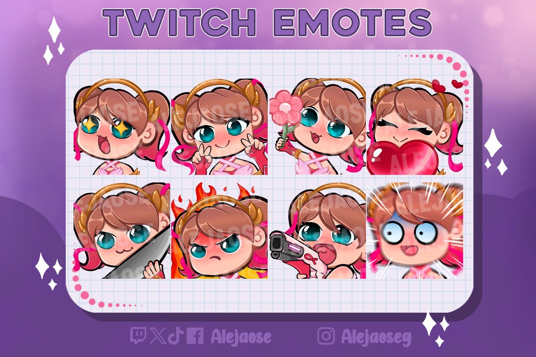 Rose Gold Mercy Overwatch 2 Emotes for Twitch/discord - Etsy