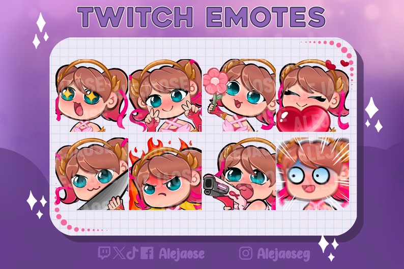 Emotes Rose Gold Mercy Overwatch 2 para Twitch/Discord - Etsy México