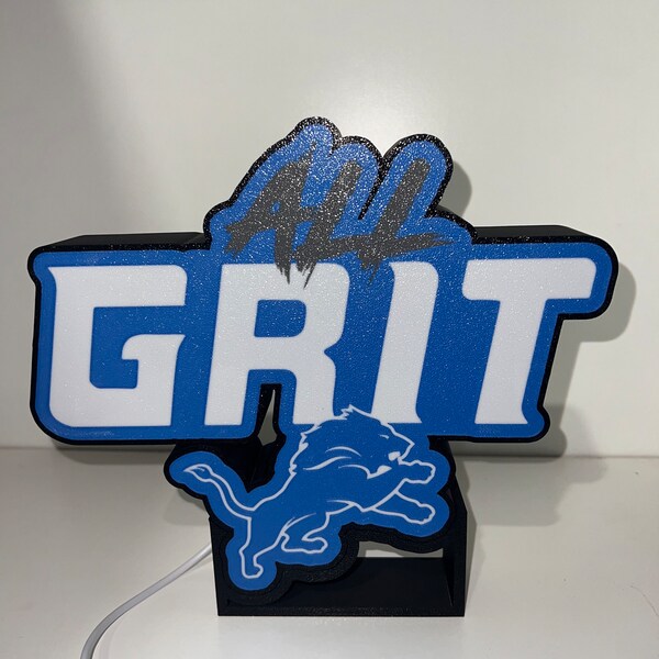 Detroit Lions Signs - Etsy