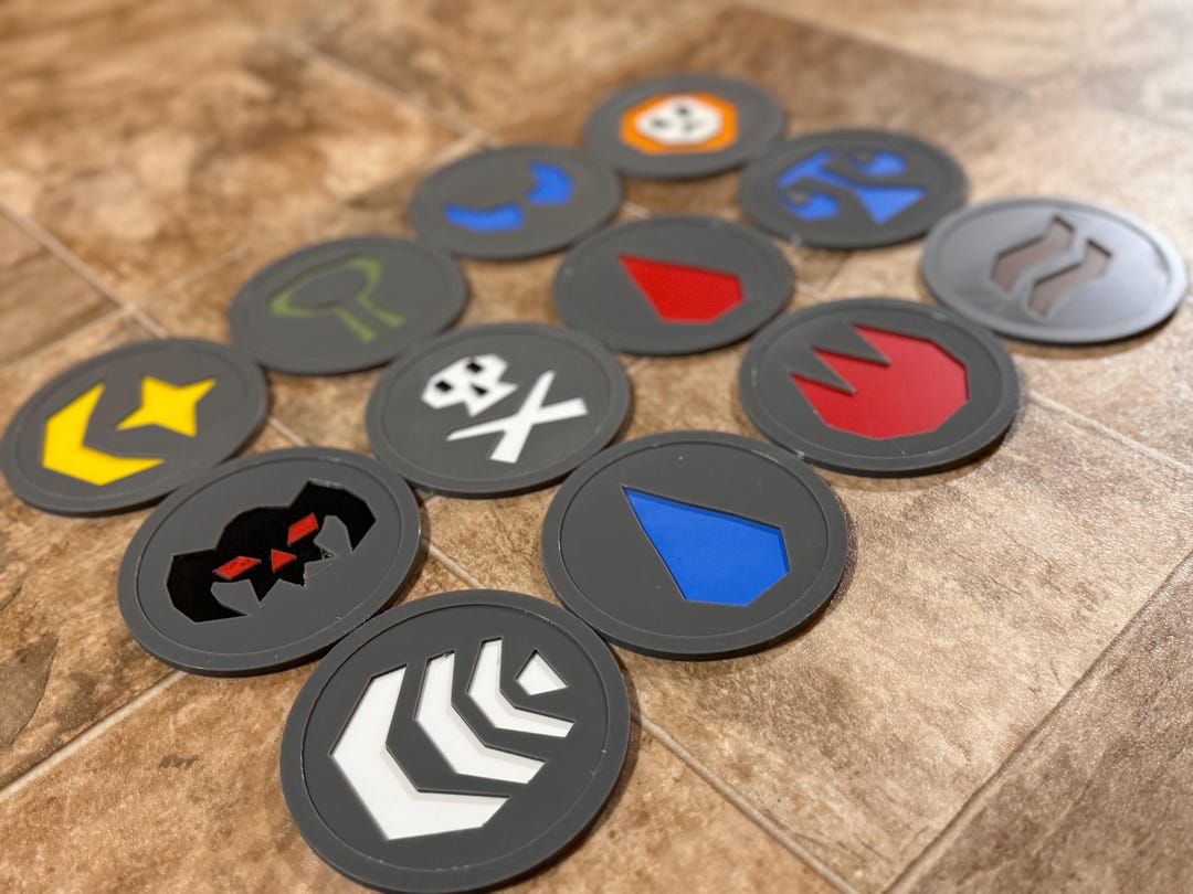 Rune Coaster Runescape | OSRS Coaster | Video Game Gift | Gaming Nerds ...