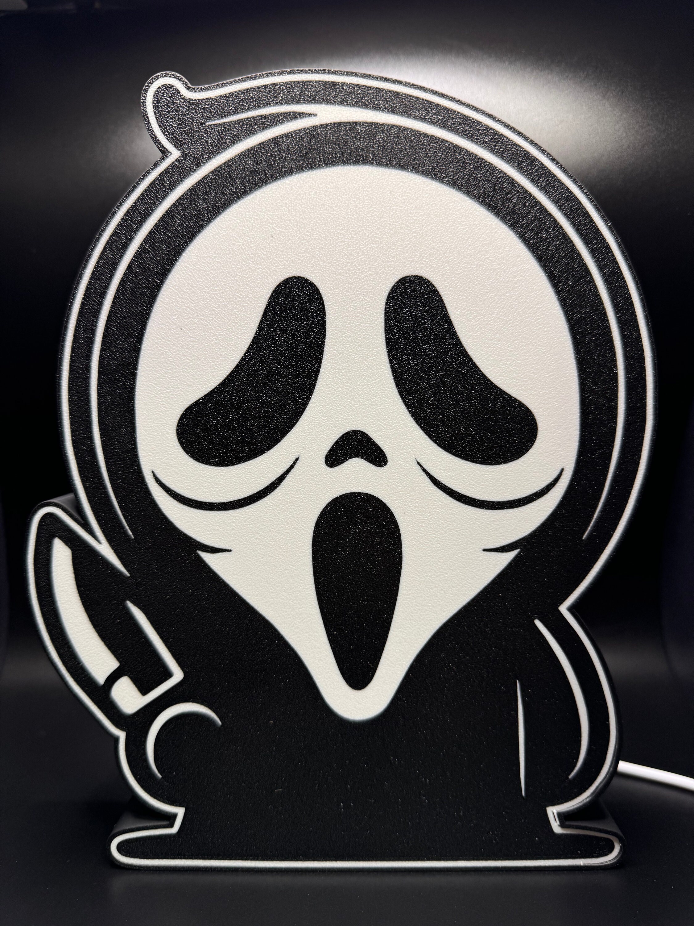 Ghostface LED Sign Wall Decor Scream Halloween Scream Michael Myers ...